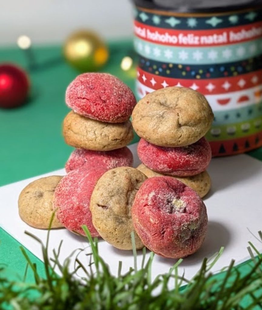 Latinha Mini Cookies - Red Velvet e Nutella - wookies | cookies fofinhos